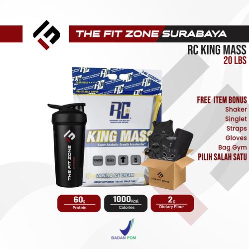 Jual RC King Mass XL 20 Lbs Weight Gainer Ronnie Coleman Signature ...