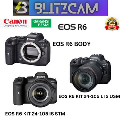 Jual Canon EOS R6 BONY ONLY - Kit RF 24-105mm F4 L IS USM/STM - BODY ...