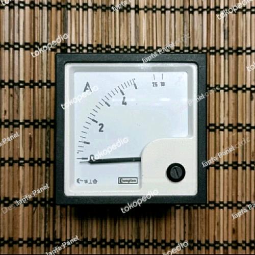 Jual Ampere Meter AC Crompton 48x48 0-10Ampere Original UK - Jakarta ...