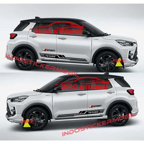 Jual striping sticker stiker mobil toyota raize gr sport sticker mobil ...