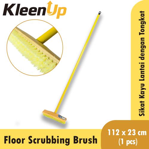Promo Kleen up Sikat Kayu lantai wc panjang gagang 715 Floor Scrubbing ...