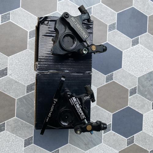 Jual Retrospeckaliper disc brake sepeda mekanik hidrolik flatmount ...