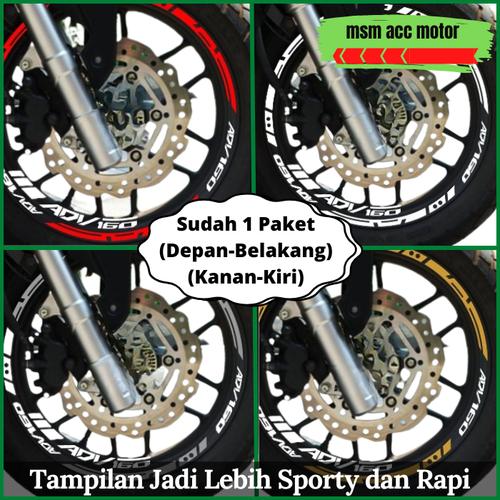 Promo Stiker Sticker Velg ADV 160 2022 2023 2024 Berkualitas Premium ...