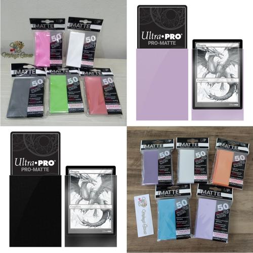 Jual Ultra Pro Matte Standard Deck Protectors 50 Sleeves Pokemon Magic ...