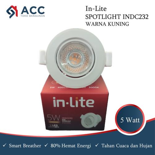 Jual InLite Lampu Spot Light INDC232 5W SpotLight 5 Watt - Kuning 3000K ...