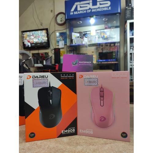 Jual MOUSE DAREU VICTOR EM908/BLACK/PINK WIRED - Kota Samarinda ...