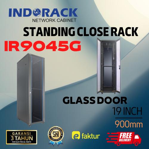 Jual Close Rack INDORACK Glass Door Rack Server 45U Depth 900mm ...