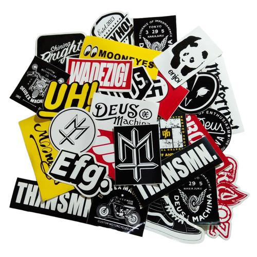 Jual stiker pack, stiker brand lokal clothing, stiker distro 1 paket ...