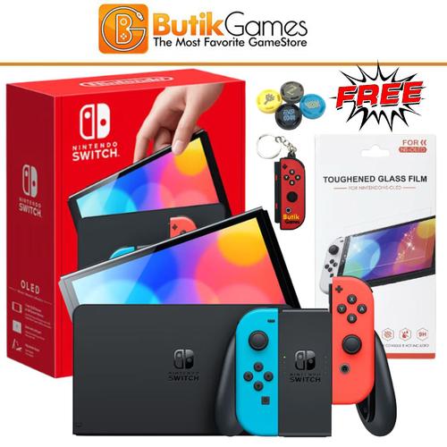 Promo Nintendo Switch OLED Console Mesin Neon Red Blue - Console Only ...