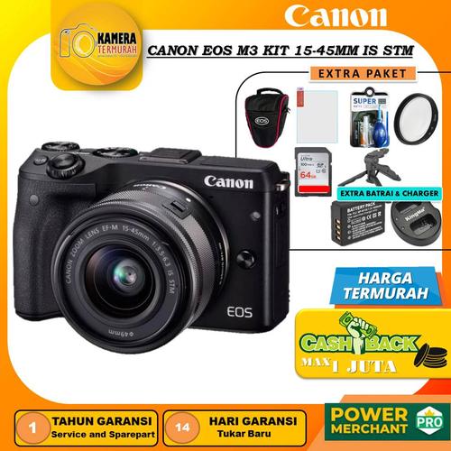 Jual CANON EOS M3 KIT 15-45MM IS STM / KAMERA CANON M3 KIT 15-45MM IS ...