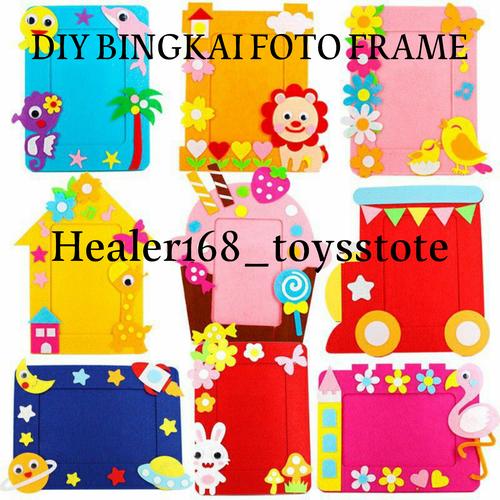 Jual DIY BINGKAI FOTO FRAME / DIY BINGKAI FOTO FLANEL / MAINAN EDUKASI ...