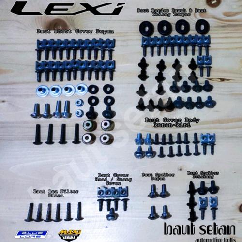 Jual Baut full set yamaha Lexi/baut lengkap full body yamaha Lexy - Kab ...
