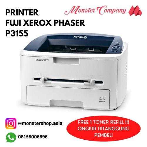 Jual Fuji Xerox Laser Printer Phaser 3155 Monochrome Black & White A4 ...