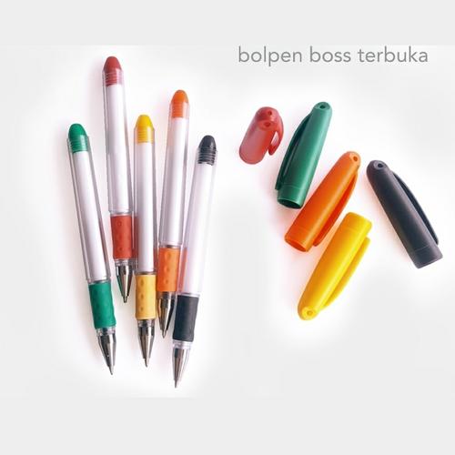 Jual Balpoint boss Gel pulpen tinta Gell pulpen bos stiker tinta gel ...