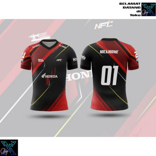 Jual Baju Kaos Jersey Team NFT Esport Gaming PUBG 2022 Free Nickname ...