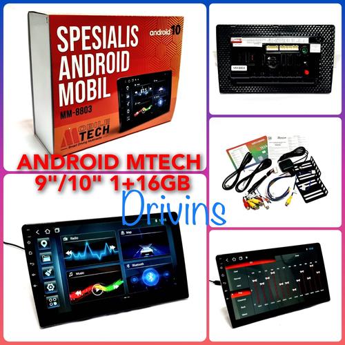 Jual Head Unit Double Din Android Mobile Tech MTech MM-8803 9"/10” Inch - 10 Inch - Jakarta ...