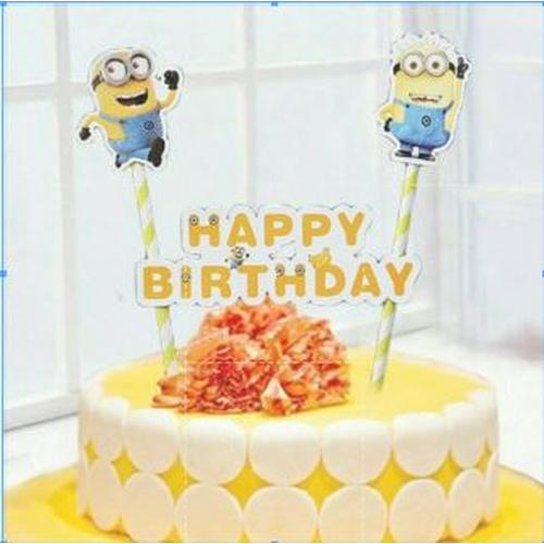 Promo Cake Topper / Topper Kue HBD / Happy Birthday Karakter / Kartun ...
