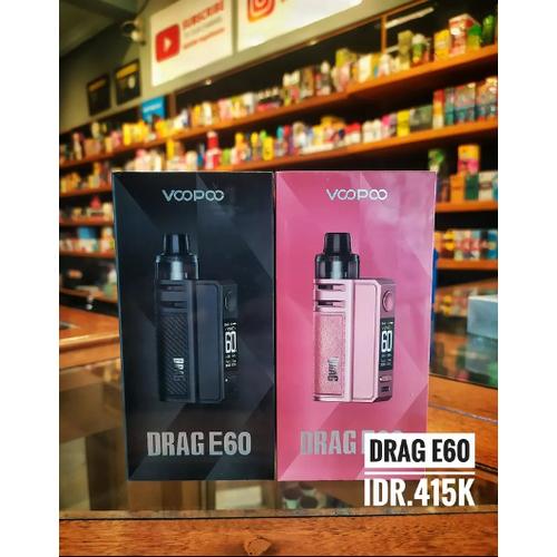 Jual Voopoo Drag E60 60W 2500mAh Pod Kit *100% Authentic by Voopoo ...