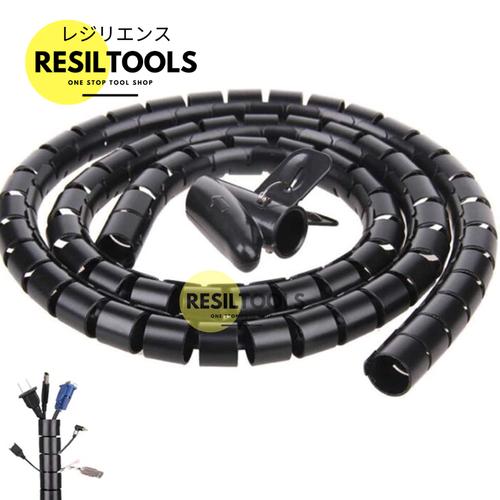 Jual Spiral Cable Zip Wrap 32 mm Selang Pelapis Pelindung Kabel Listrik ...