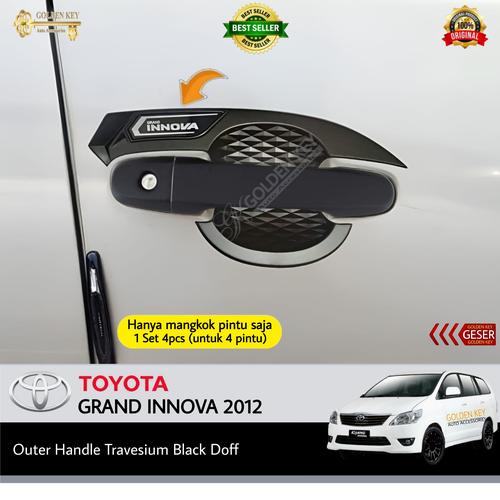 Jual Outer Handle Grand Innova 2012-2015 Mangkok Pintu Travesium Black ...