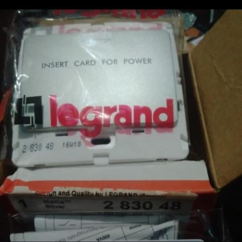 Jual Manila silver KEY CARD SWITCH ID CARD LEGRAND - Jakarta Pusat - L ...