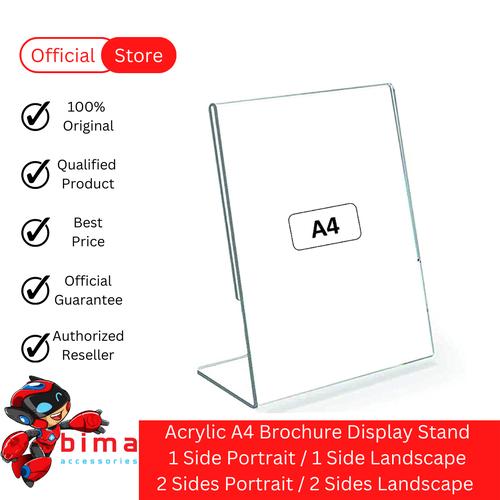 Promo Acrylic/Akrilik Brosur Stand A4 Series - A4 L Landscape - Jakarta ...