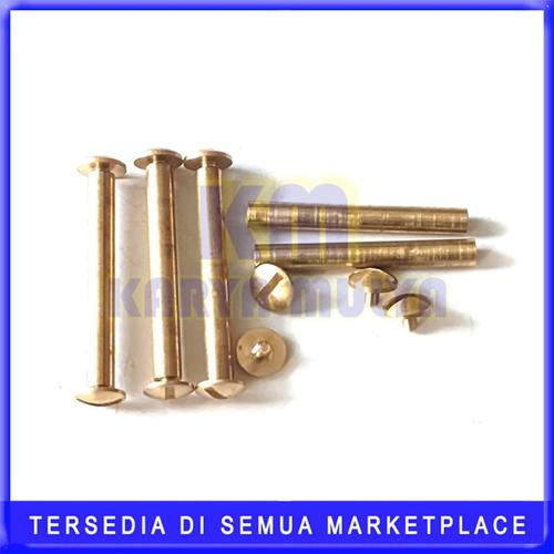 Jual Paku Baut Gold Paku Baut Ukuran 4 Cm Mur Paku Baut 40mm - KM - Kab ...