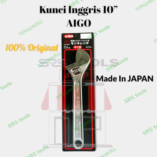 Jual AIGO Kunci Inggris 10 Inch - Kunci Bago Baco - Adjustable Wrench ...