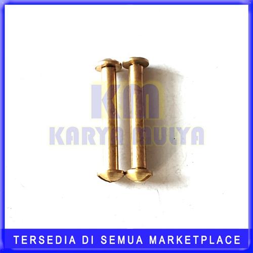 Jual Paku Mur Paku Baut Gold Paku Baut Ukuran 3.5Cm Mur Paku Baut 35mm ...