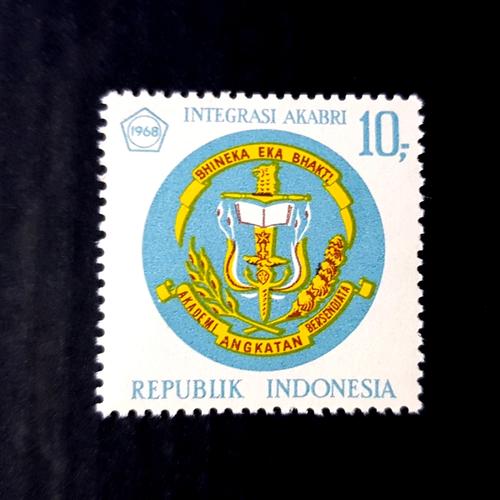 Jual Prangko INDONESIA 1968. AKABRI • Indonesian Military Academy. LUX ...