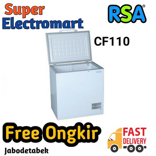 Jual CHEST FREEZER RSA 110 LEMARI PEMBEKU 100 LITER FREEZER BOX - Kota ...