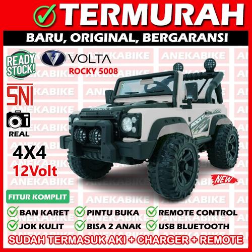 Jual Volta Rocky 5008 Ban Karet 4X4 Mobil Aki Anak Jeep 12 Volt - Hijau, DUS+BUBBLE WRAP - Kab ...
