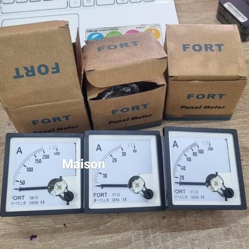 Promo Panel Meter Ampere Meter Fort FT-72 30A,50A,60A,100A,150A,200A ...