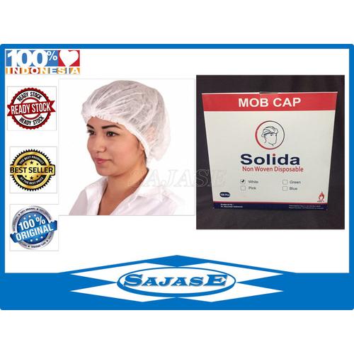 Jual Hairnet Medis Solida Hair Cap Disposable Nurse Cap Harga Per 100 ...