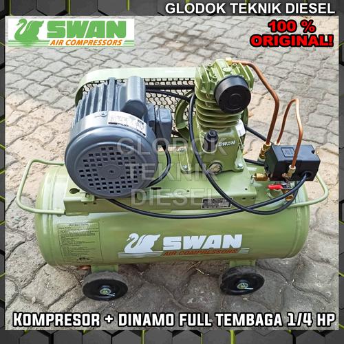 Jual SWAN AIR COMPRESSOR (S SERIES) SP-114, 1/4 HP KOMPRESOR ANGIN ...