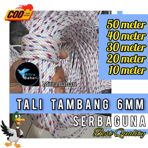 Jual TALI 6MM PPD / TALI ECERAN / TAMPAR 6MM / TALI MOBIL BAK / TAMBANG ...