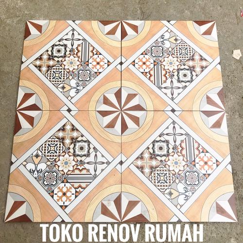 Jual keramik 60x60 motif batik/ keramik teras/ keramik motif batik ...