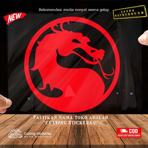 Jual Cutting Stiker Mortal Kombat Logo Variasi Motor Mobil Sticker ...