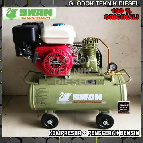 Jual SWAN Kompresor 1/4 | 0.25 HP + HONDA Penggerak Bensin Air ...