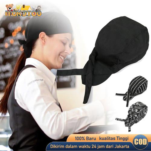 Jual Topi Chef Dewasa Kualitas Premium Topi Waiters Adjustable Cooking ...