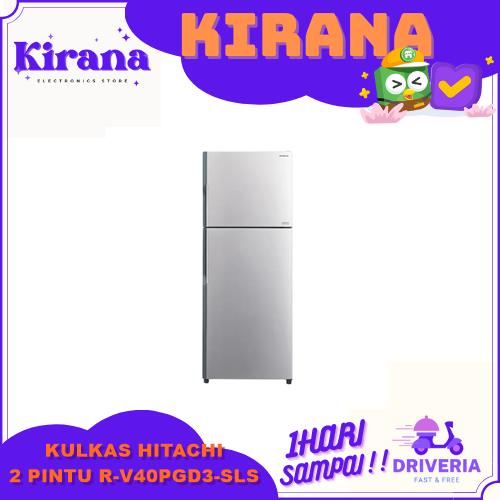 Jual Kulkas Hitachi 2 Pintu R-V40PGD3-SLS 335Liter Digital Inverter - Jakarta Barat - Kirana ...