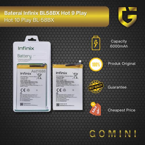 Jual Baterai Infinix BL58BX Hot 9 play / Hot 10 play BL-58BX Bat ...