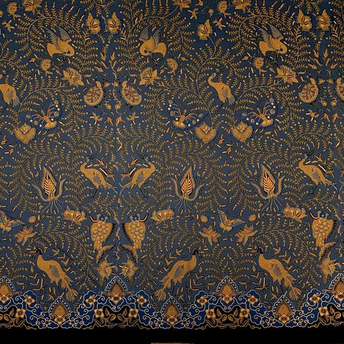 Jual Kain batik Danar Hadi motif sekar wiri biru - Kota Surakarta - AJ ...