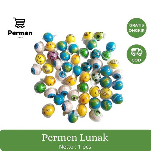 Jual Baru Permen Lunak Viral Bola Mata Jelly Permen Bumi Halal Gummy ...