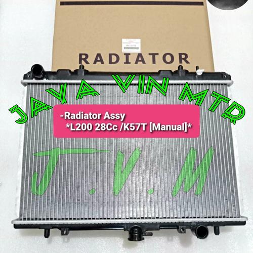 Jual radiator assy Mitsubishi L200 2.8 2800cc K57T manual original ...