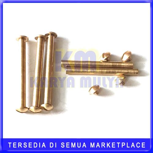 Jual Paku Baut Gold Paku Baut Ukuran 5 Cm Mur Paku Baut 50mm - KM - Kab ...