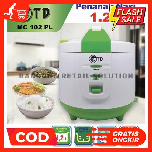 Jual Magic Com Rice Cooker TD 1,2 Liter Penanak Nasi TD Alat Memasak ...