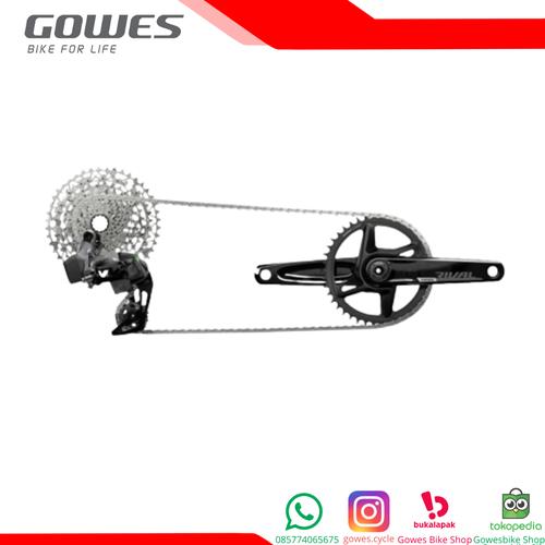 Jual SRAM Rival 1 Wide XPLR 1x12-speed 40 eTap AXS Groupset Gravel ...