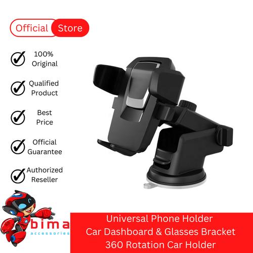 Promo Holder HP Mobil Holder Mobil HD-09 360 Degree Rotation Car Holder ...