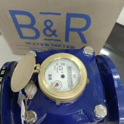 Jual Meteran Air 3" inch B & R Flowmeter Water Meter Flow Meter Flange ...